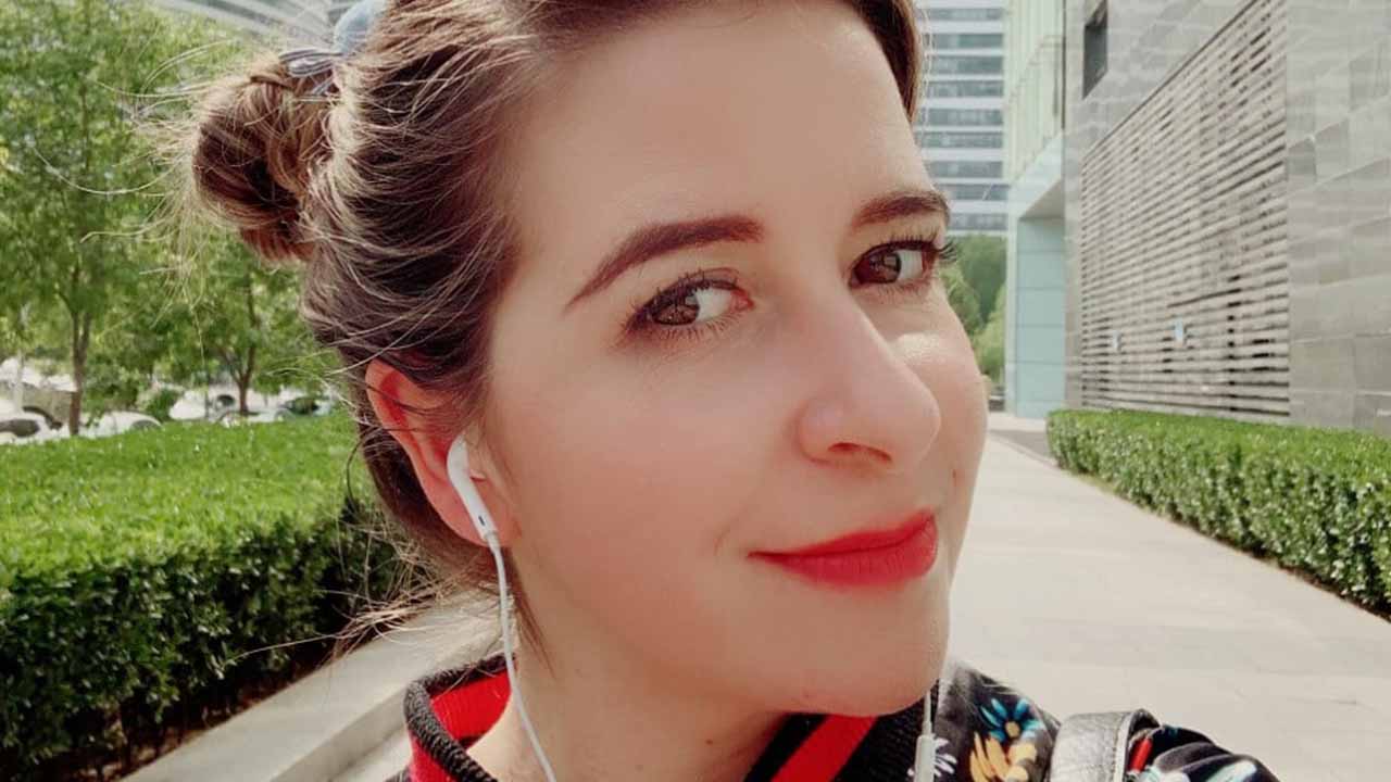 Sara Costa faz sucesso em Pequim